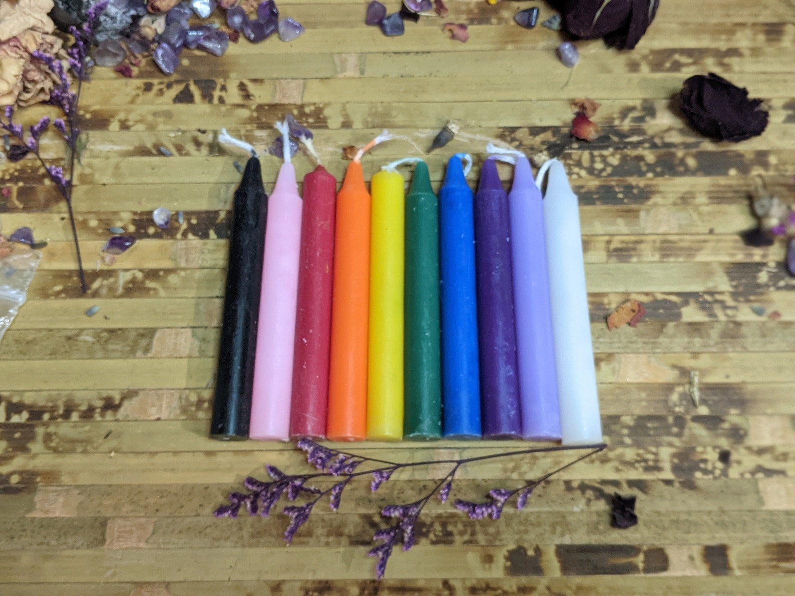 4 Candle Set of 2 Assorted Colors Meditation Chime Mini - Etsy