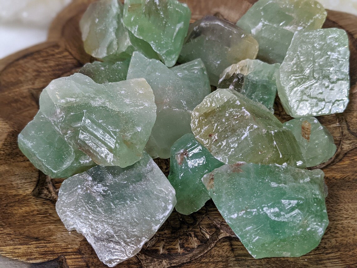 Emerald Green Calcite Large Chunks Raw Rough Palm Crystal - Etsy