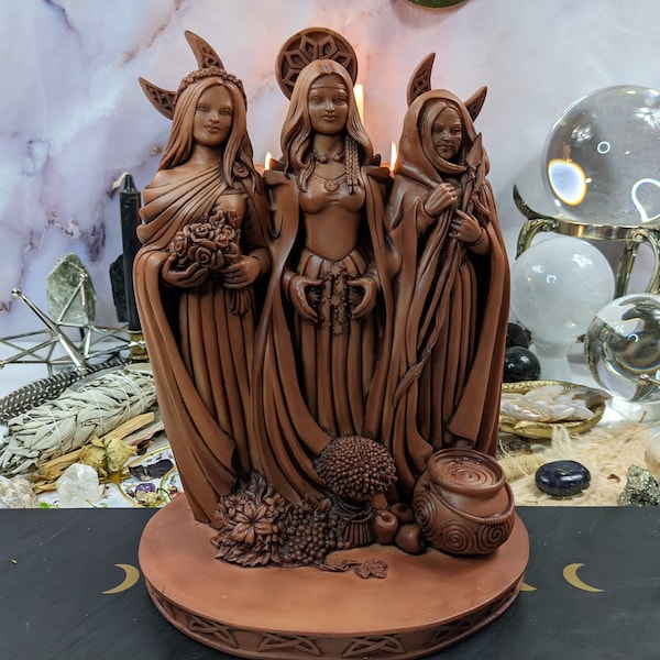 Maiden Mother Crone Altar Statue - Etsy