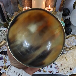 Buffalo Horn Offering Dish Hand Carved Polished Scrying Bowl - Etsy
