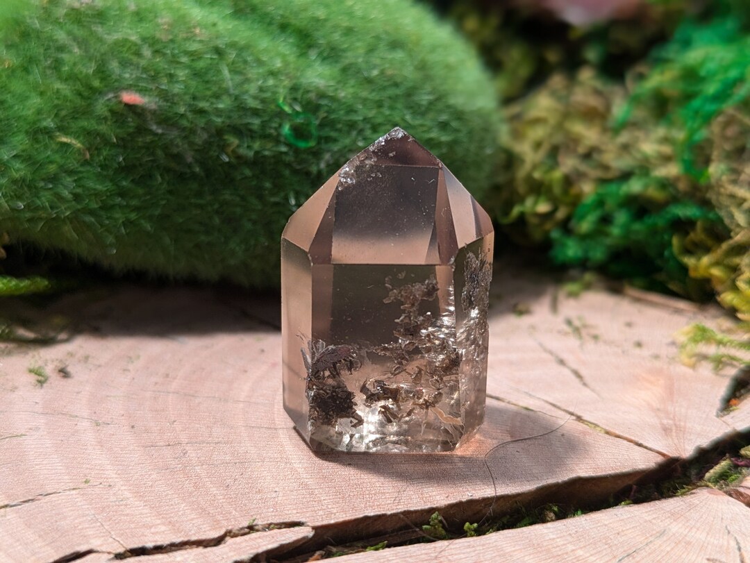 Lodolite Garden Quartz Point Shamanic Dream Stone Polished Tower ...