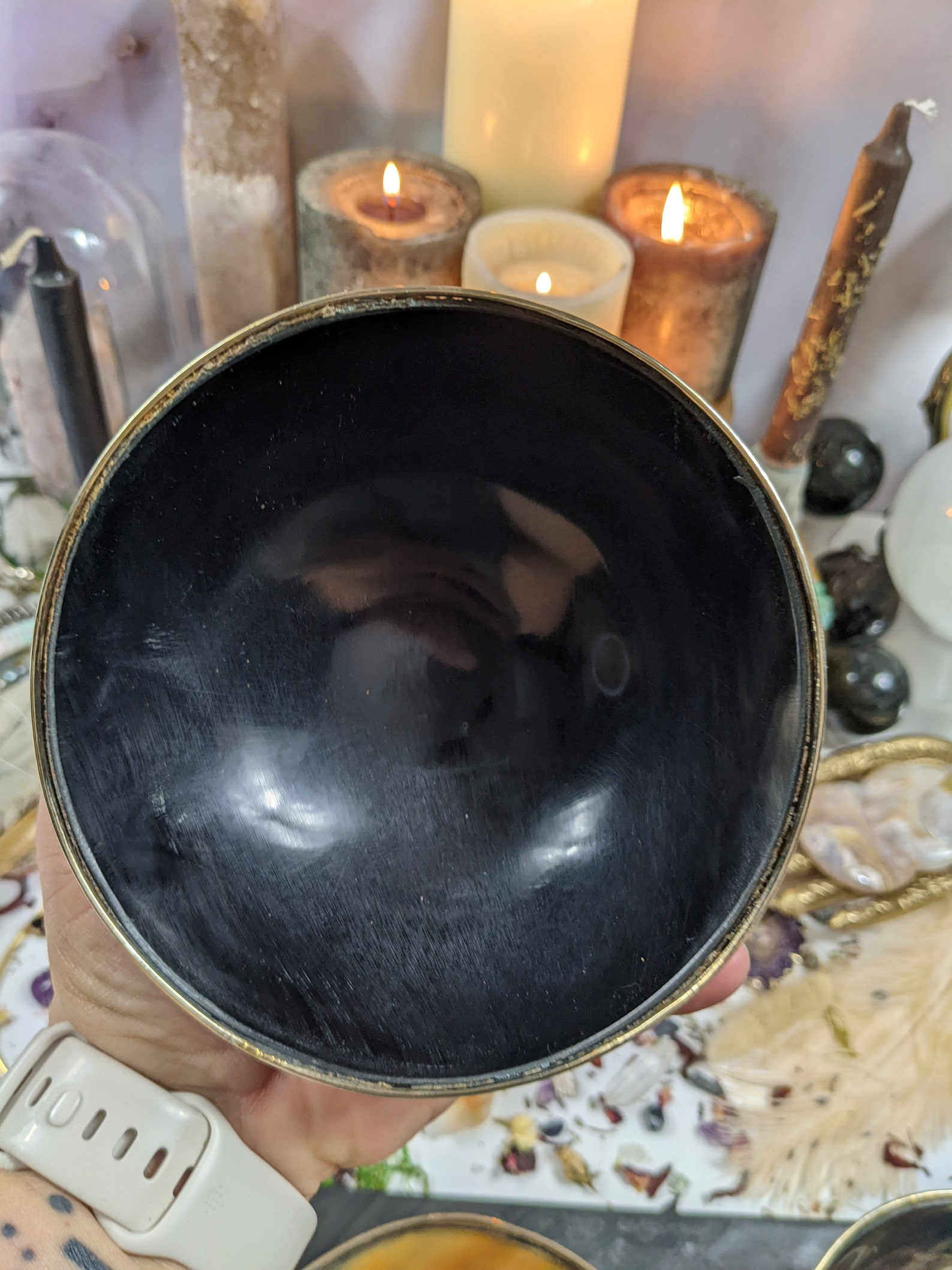 Buffalo Horn Offering Dish Hand Carved Polished Scrying Bowl - Etsy