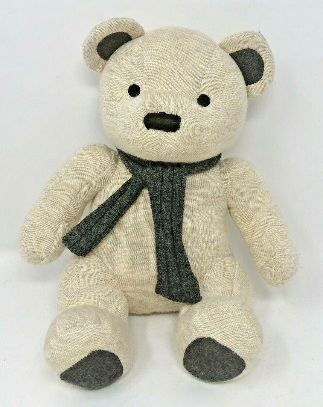 Bath & Body Works Teddy Bear, Soft Plush Sitting Bear, Gray Scarf, 9 ...