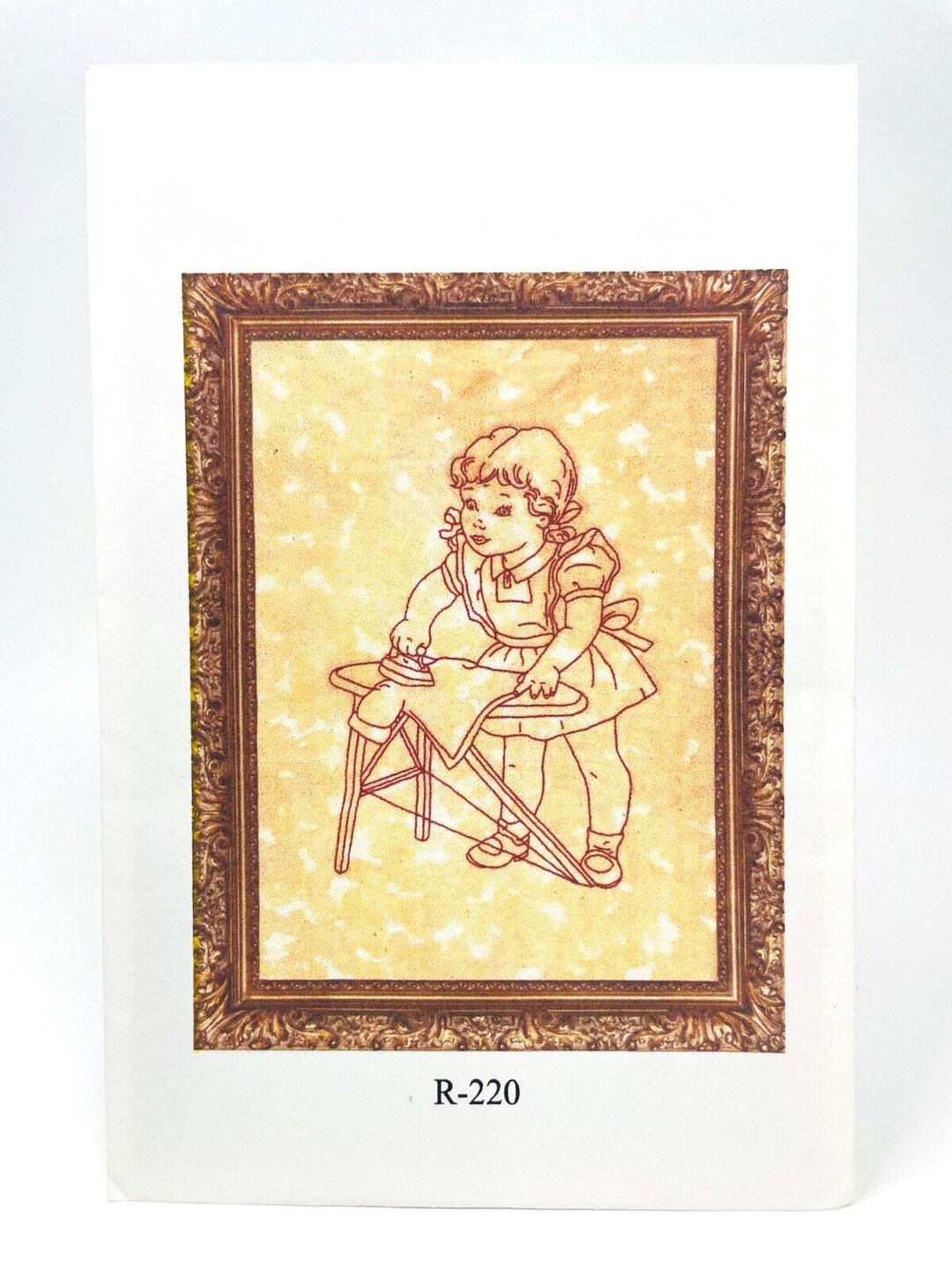 Lakadaisies Redwork Embroidery Pattern, Girl Ironing, R-220, Sealed - Etsy