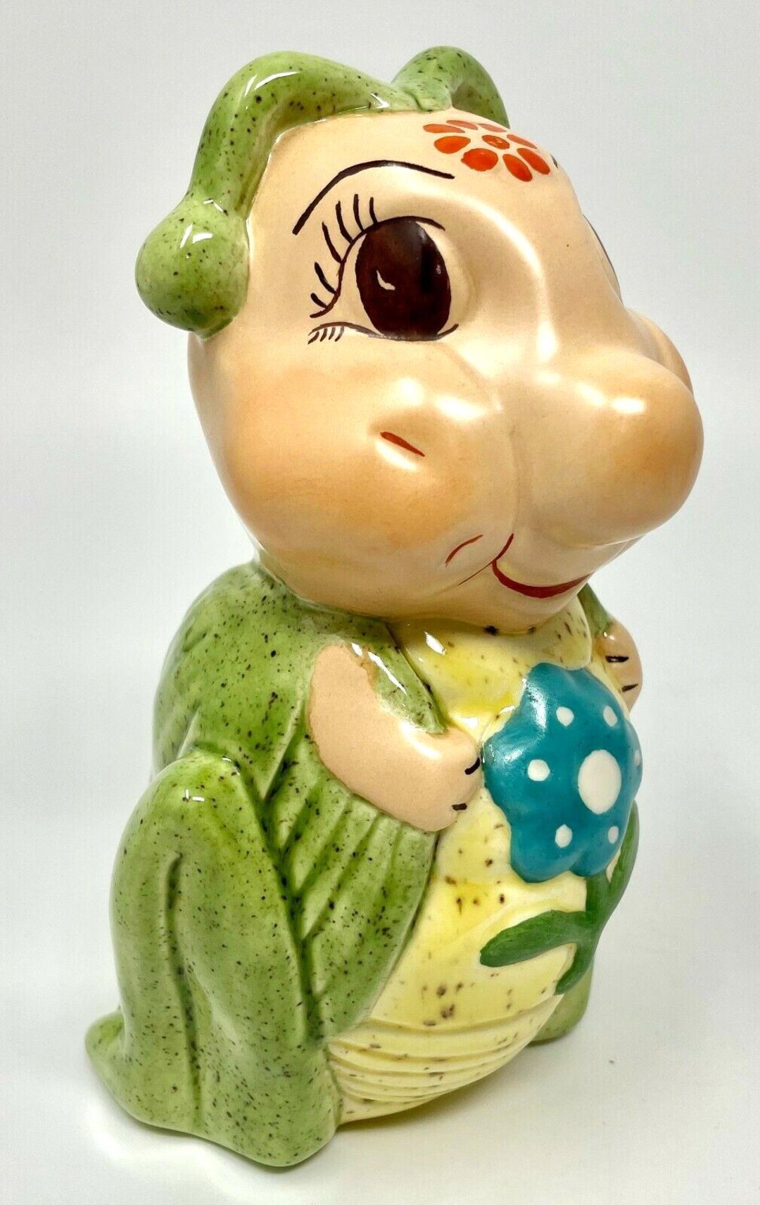 Vintage Anthropomorphic Cricket/grasshopper Figure, Ceramic Yard Art ...