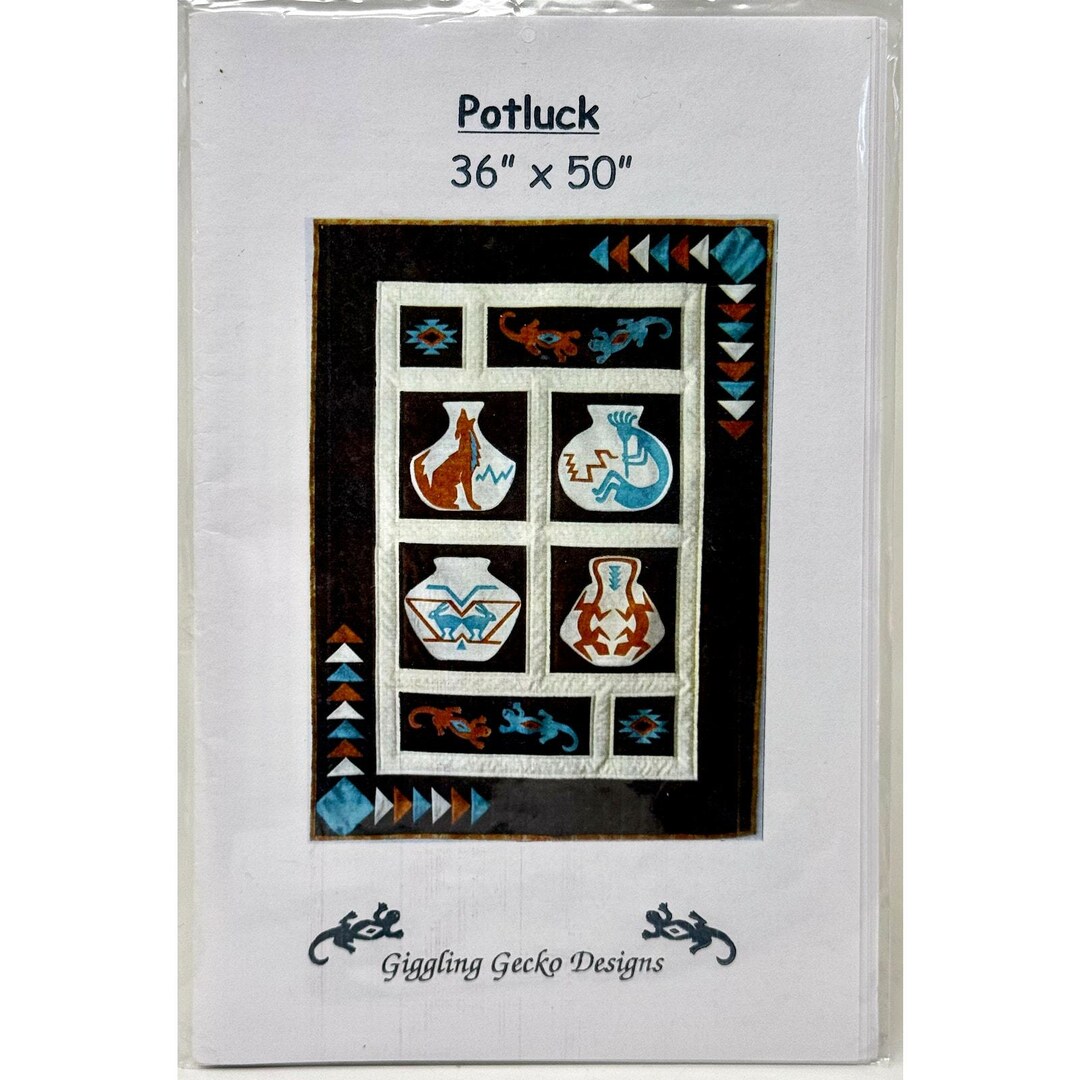 Southwest Themed Wall Quilt Pattern Potluck by Giggling Gecko Designs ...
