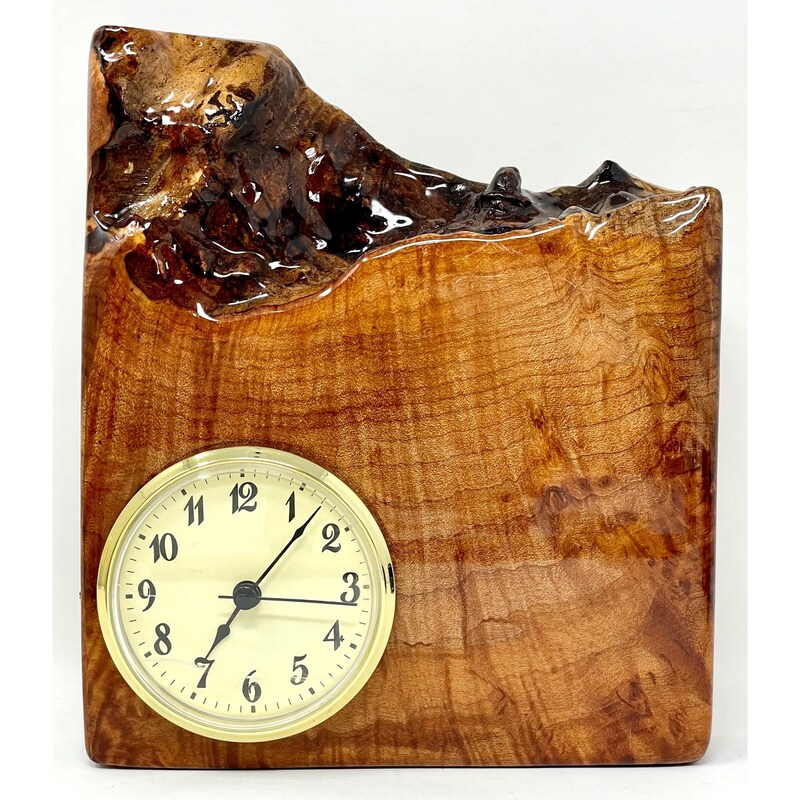 Wood Mantle Clock - Etsy