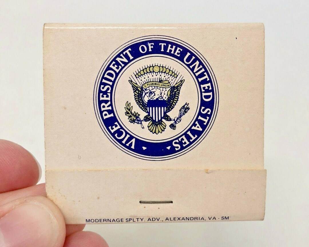 Vintage Air Force Two Matchbook, Welcome Aboard, Vice President Plane ...