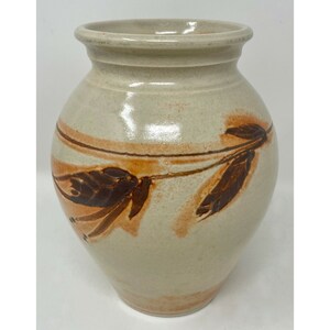 Bruning Studio Pottery 8 Vase, Signed Studio Pottery, 2001, Wheat ...