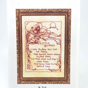 Lakadaisies Redwork Embroidery Pattern, Little Bo Peep, R-214, Sealed ...