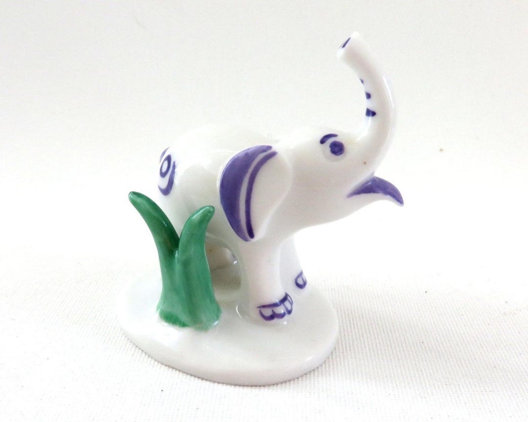 Vintage Metzler & Ortloff Miniature Elephant Figurine Walter Bosse ...