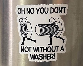 Funny Washer Decals - Etsy