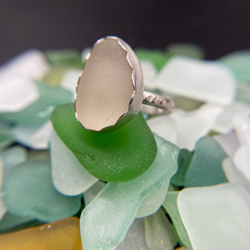Sea Glass Ring - Etsy