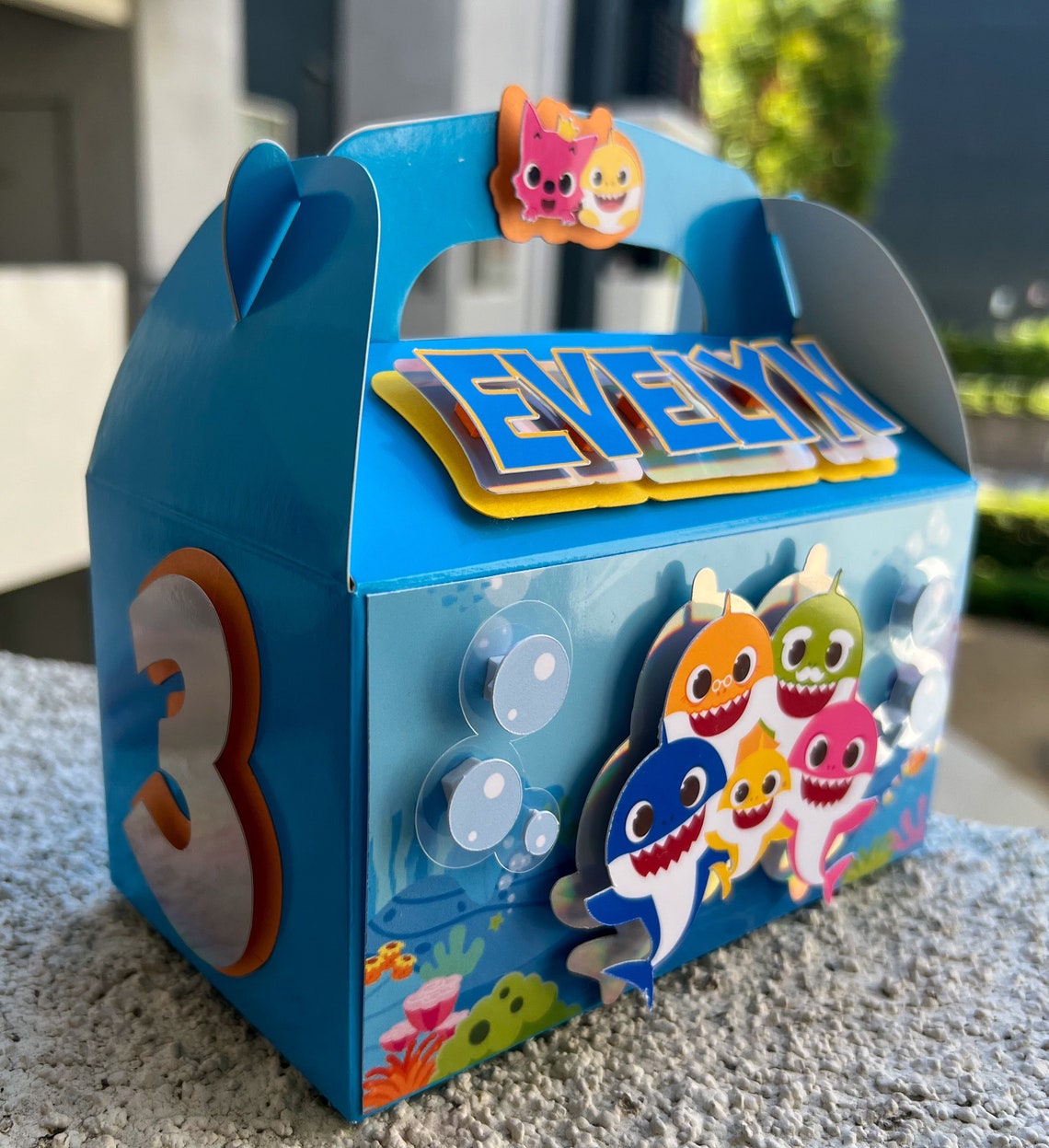 Deluxe Shark Party Favor Box - Etsy