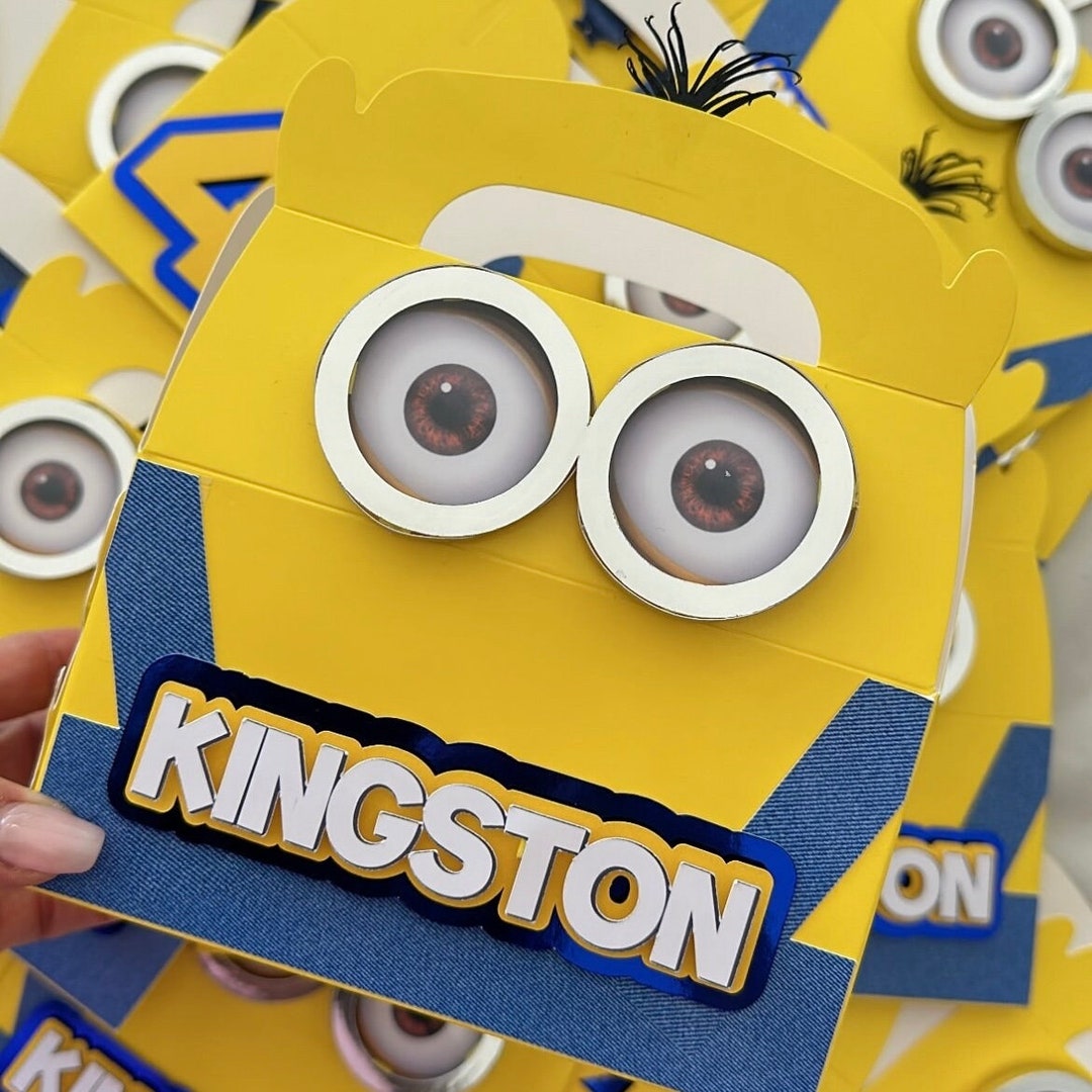 Minions Party Favor Box - Etsy