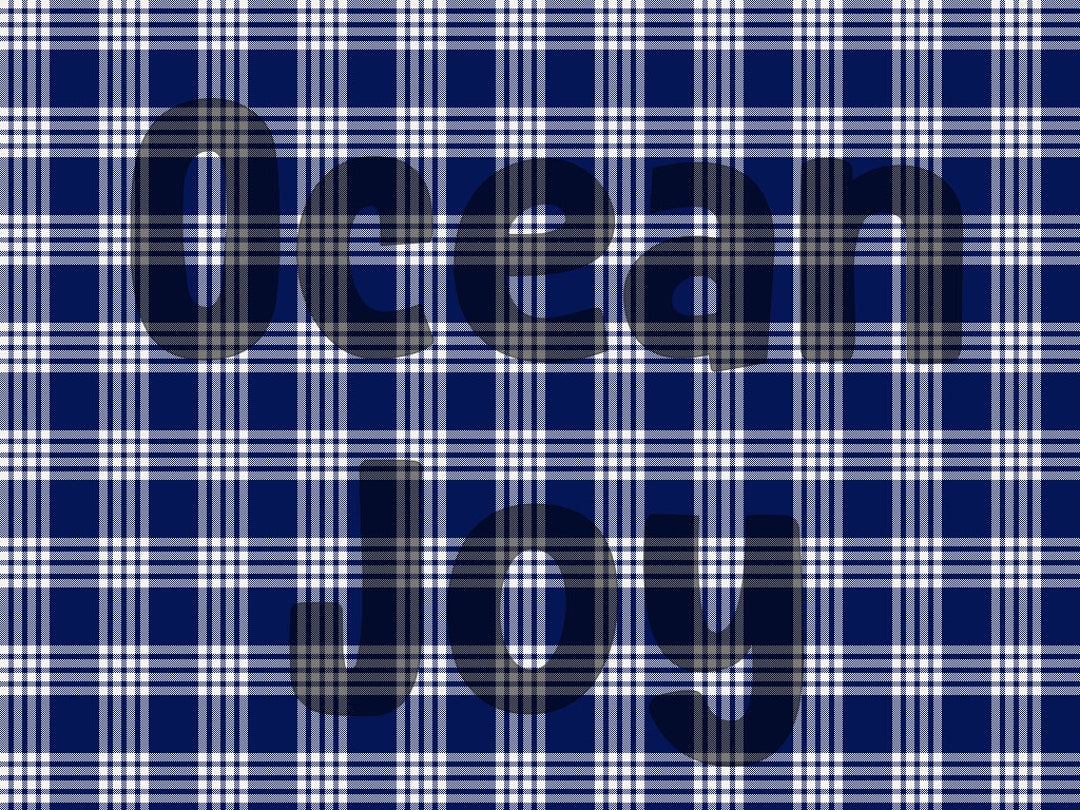 Blue Palaka Background, Hawaiian - Etsy