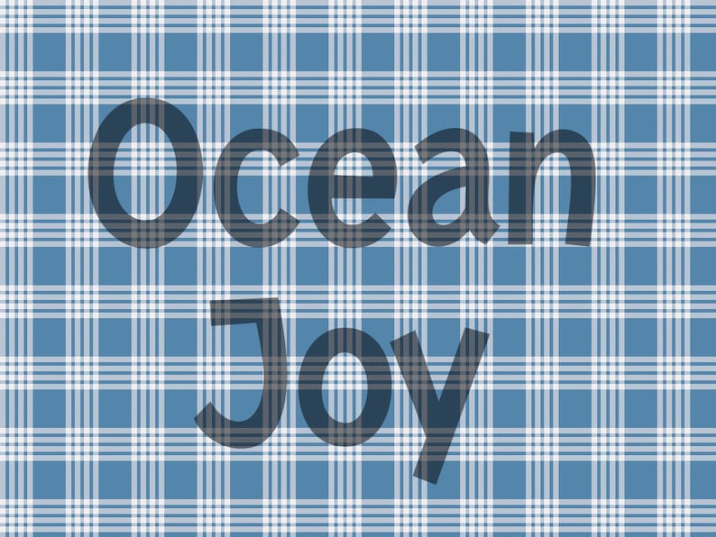 Dusty Blue Palaka Background, Hawaiian - Etsy