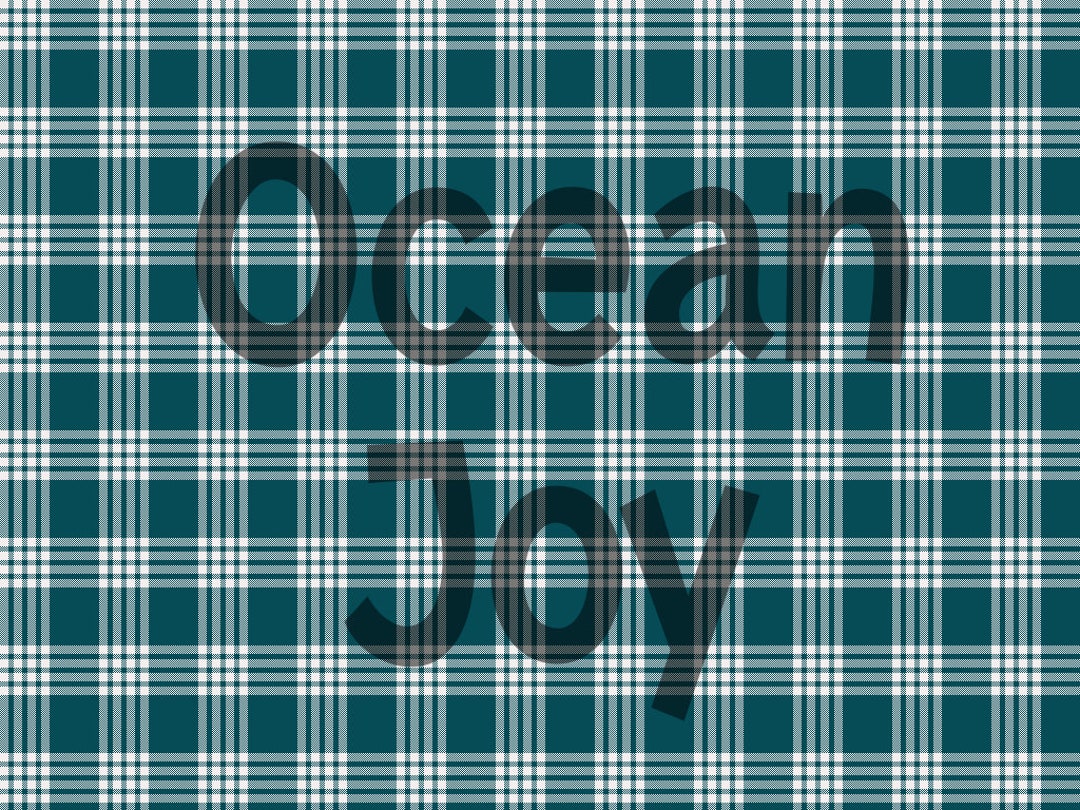Turquoise Palaka Background, Hawaiian - Etsy