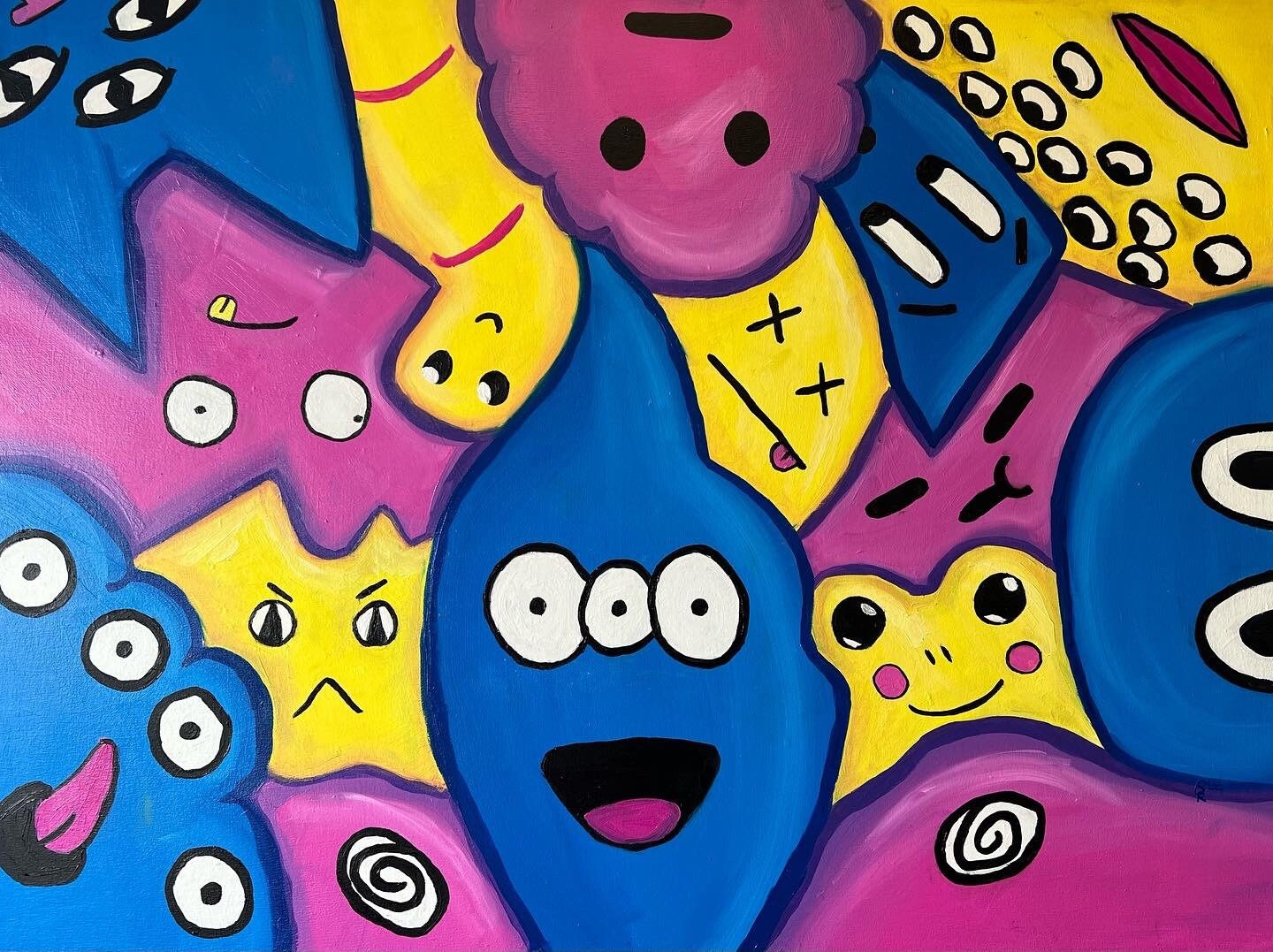 Ugly Faces Vinyl Sticker - Etsy