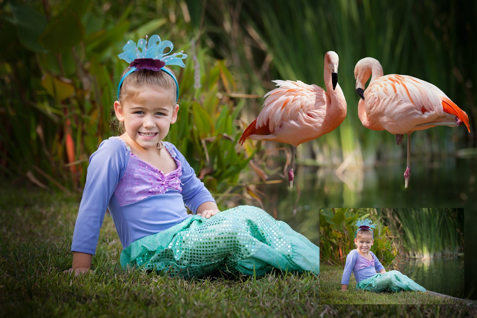 Flamingo Digital Overlays 5 | Etsy