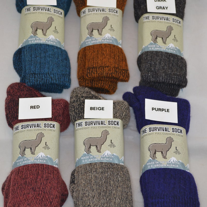 Purple Wool Socks Men - Etsy