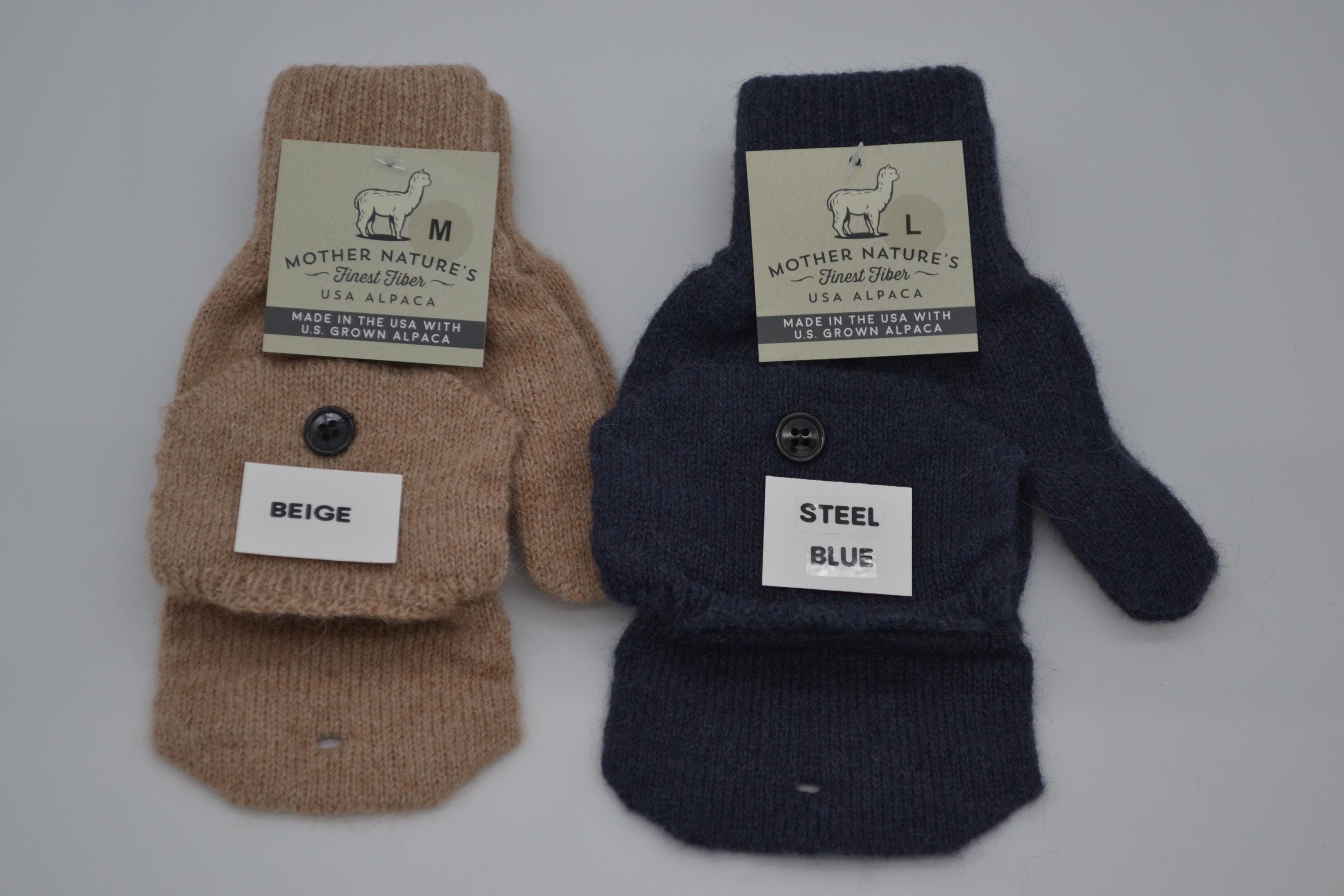Alpaca Convertible Mittens / Glittens - Etsy