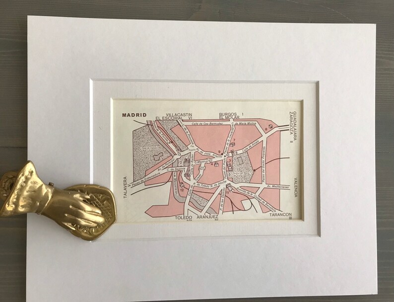 Vintage Mini Maps - Etsy