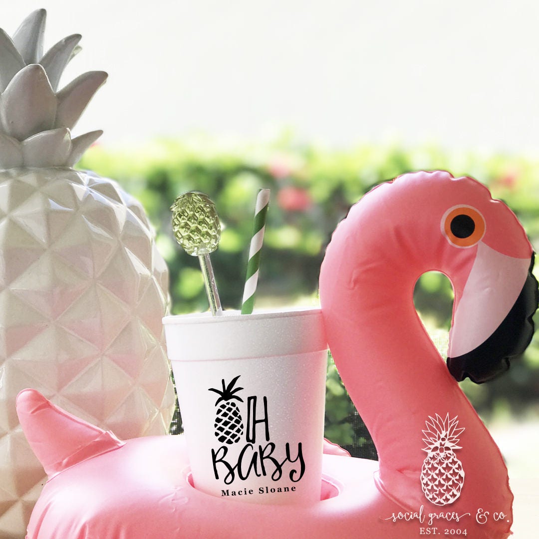Summer Pool Party Styro-foam Cups - Etsy