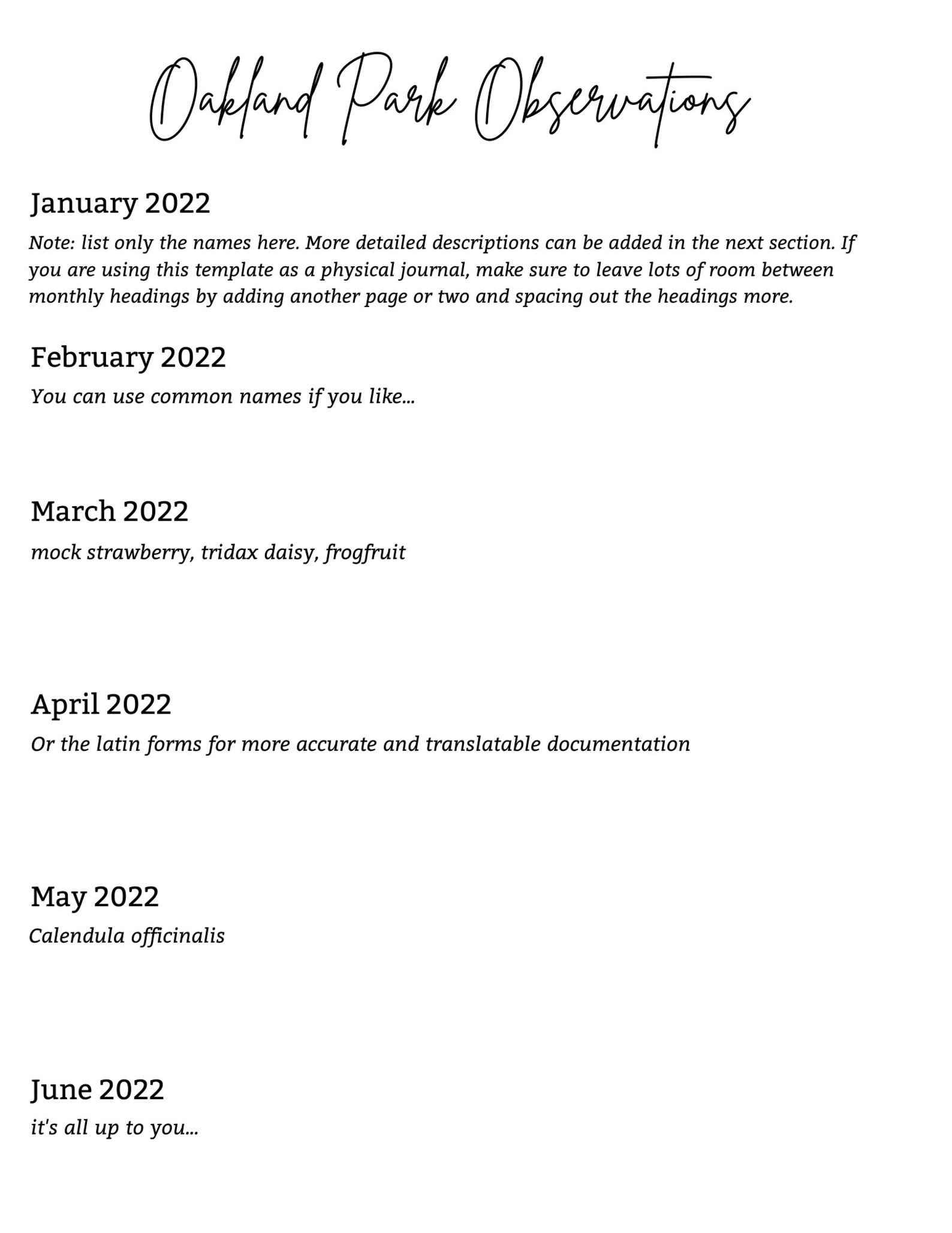 Foraging Herbal Journal Canva Template | Etsy