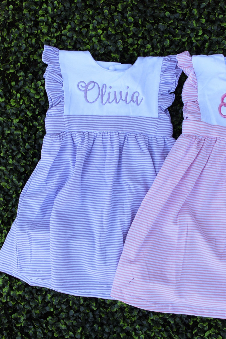 Monogram Dress for Toddlers and Girls | Personalized Name | Cute ...
