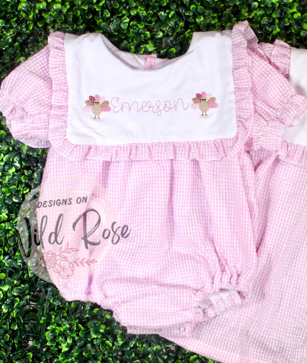 Personalized Cute Fall Outfit, Baby Toddler Girl Pink Bubble and Dress ...