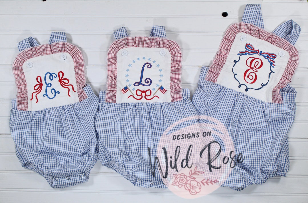 Fourth of July Bubble Romper, Cute Baby and Toddler Girls | Red White ...