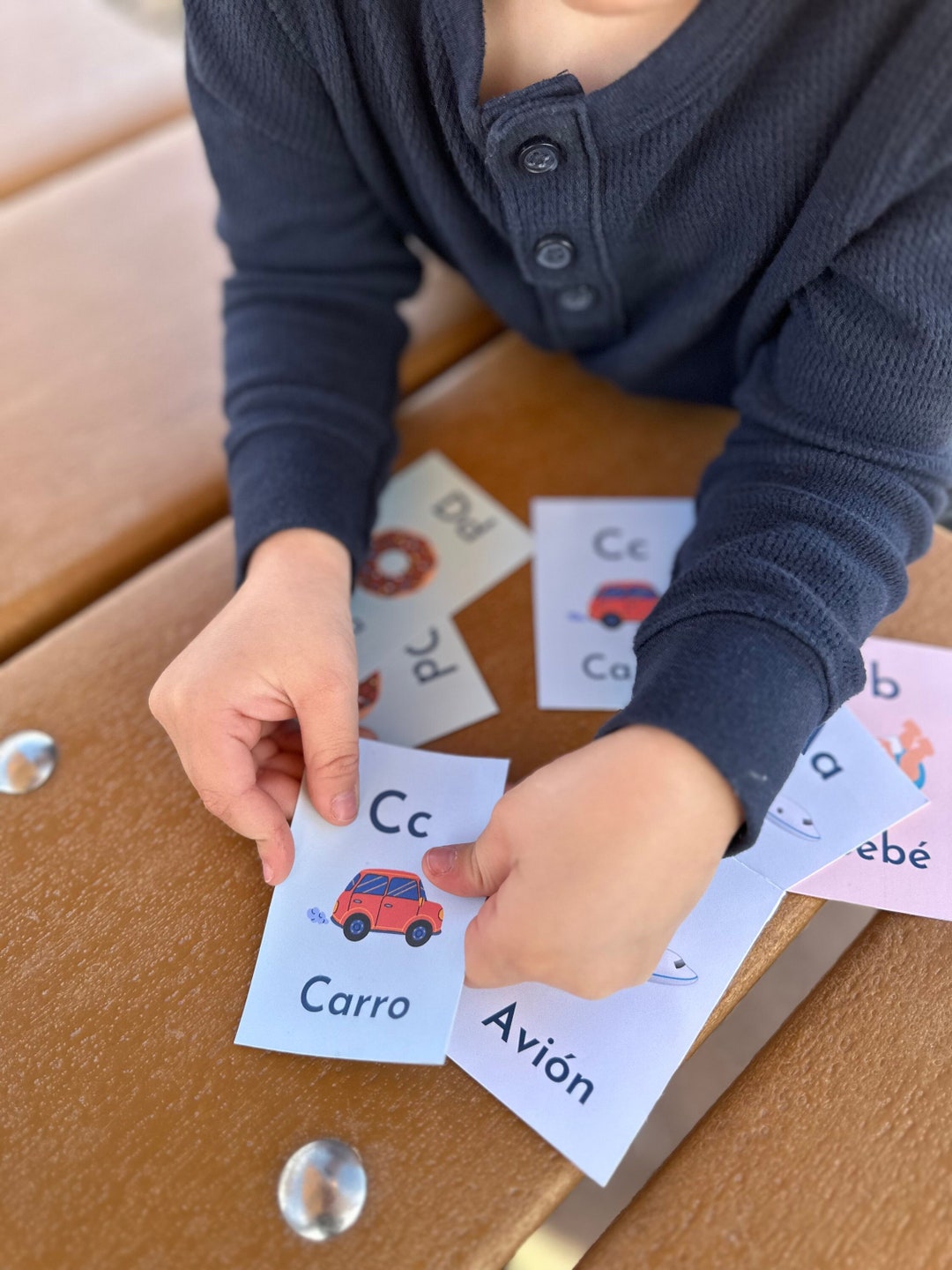 Spanish Flashcards for Kids, Spanish ABC Cards, Kids Spanish Letter ...