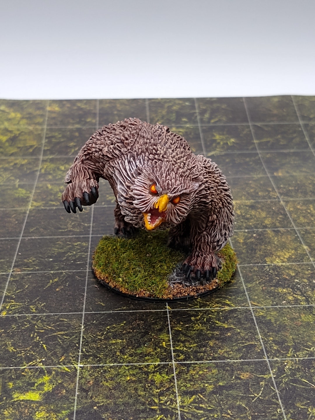 Made to Order: Hand Painted Owlbear Miniature - D&D, Pathfinder, TTRPG ...