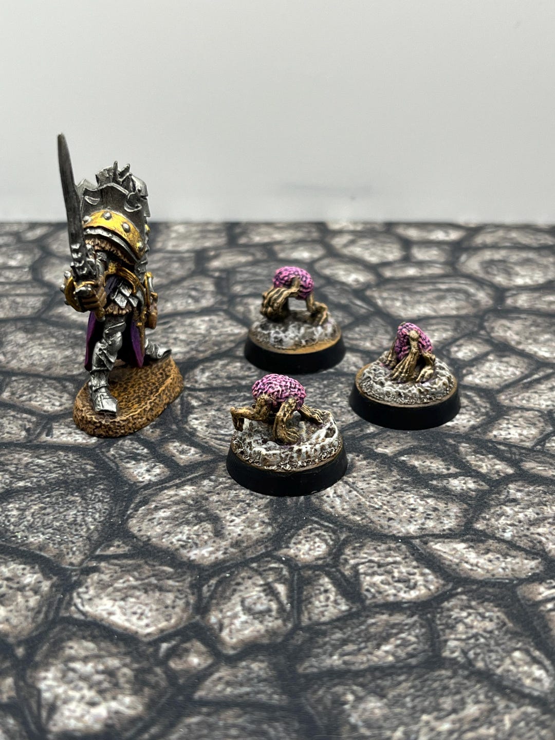 Hand Painted Intellect Devourers Miniatures (set of 3) - Dnd, D&D ...