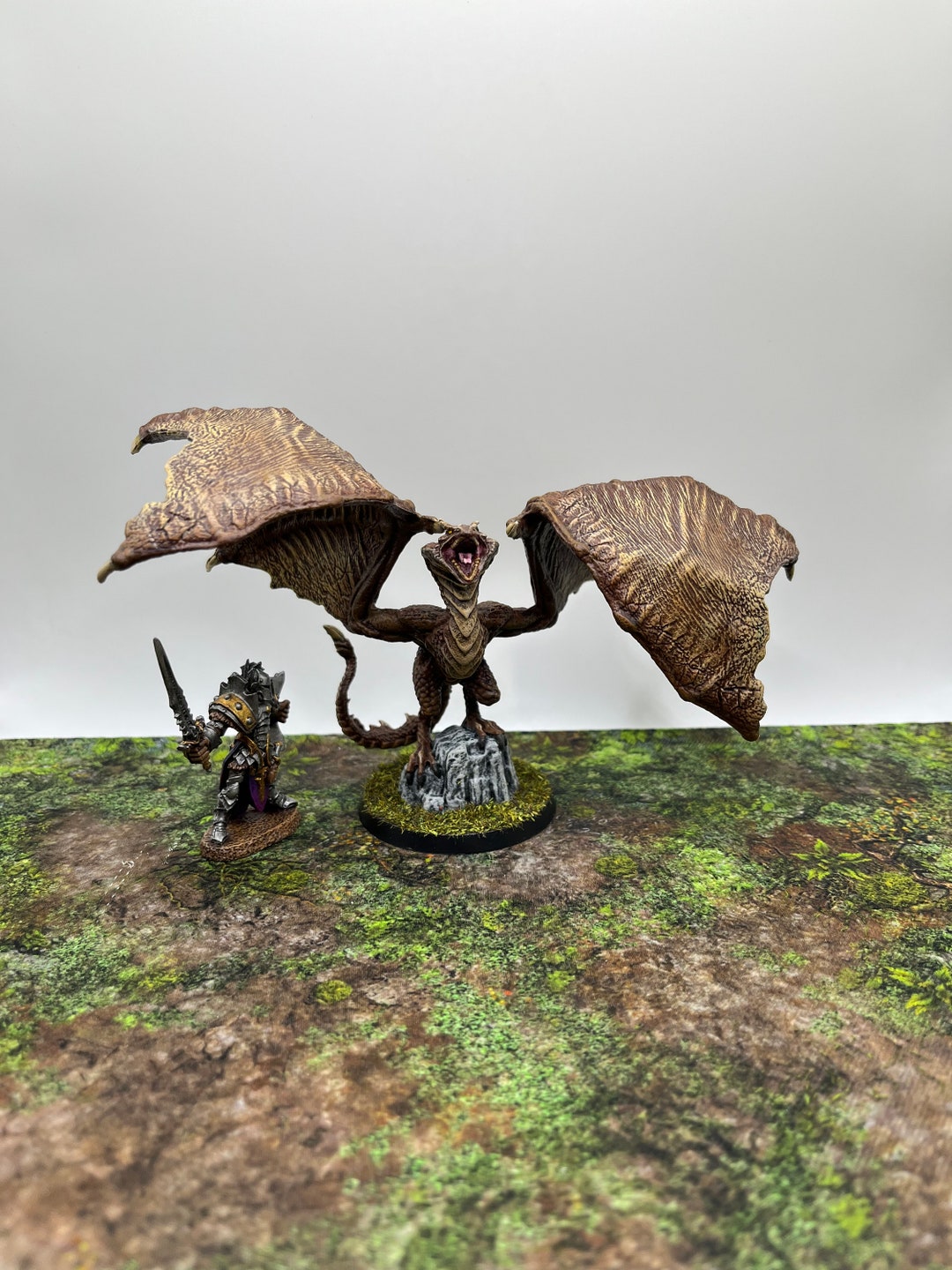 Made to Order Hand Painted Wyvern Miniature Dnd, D&D, Pathfinder TTRPG ...