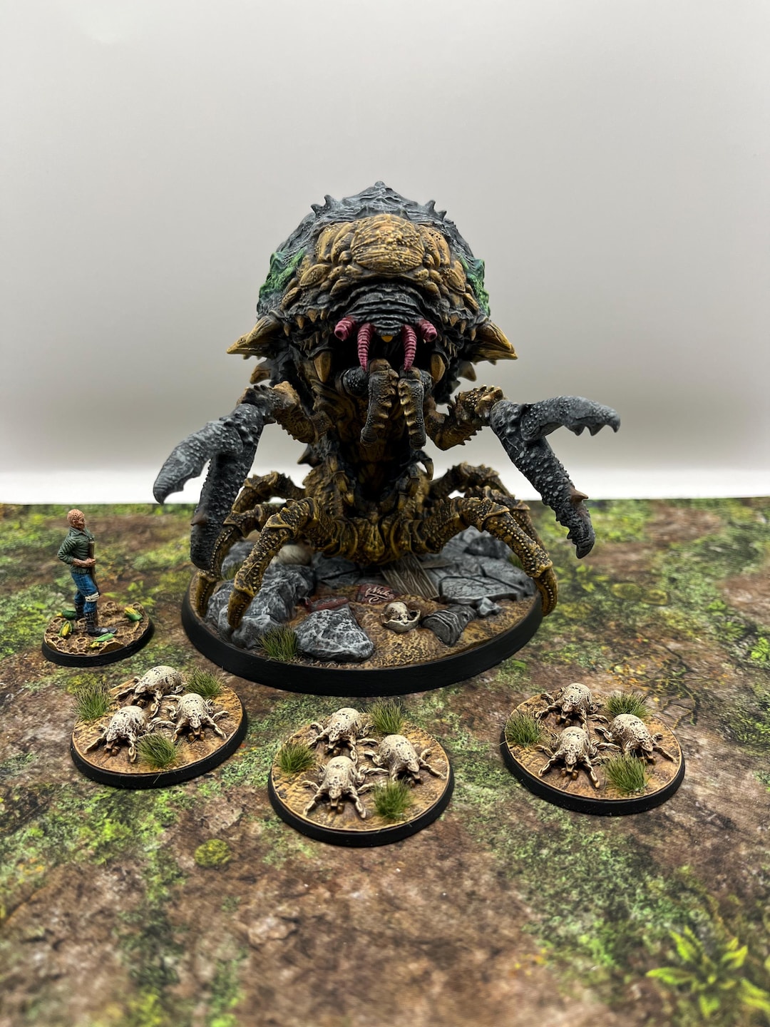 Hand Painted Fallout Wasteland Warfare - Creatures: Mirelurk Queen and ...