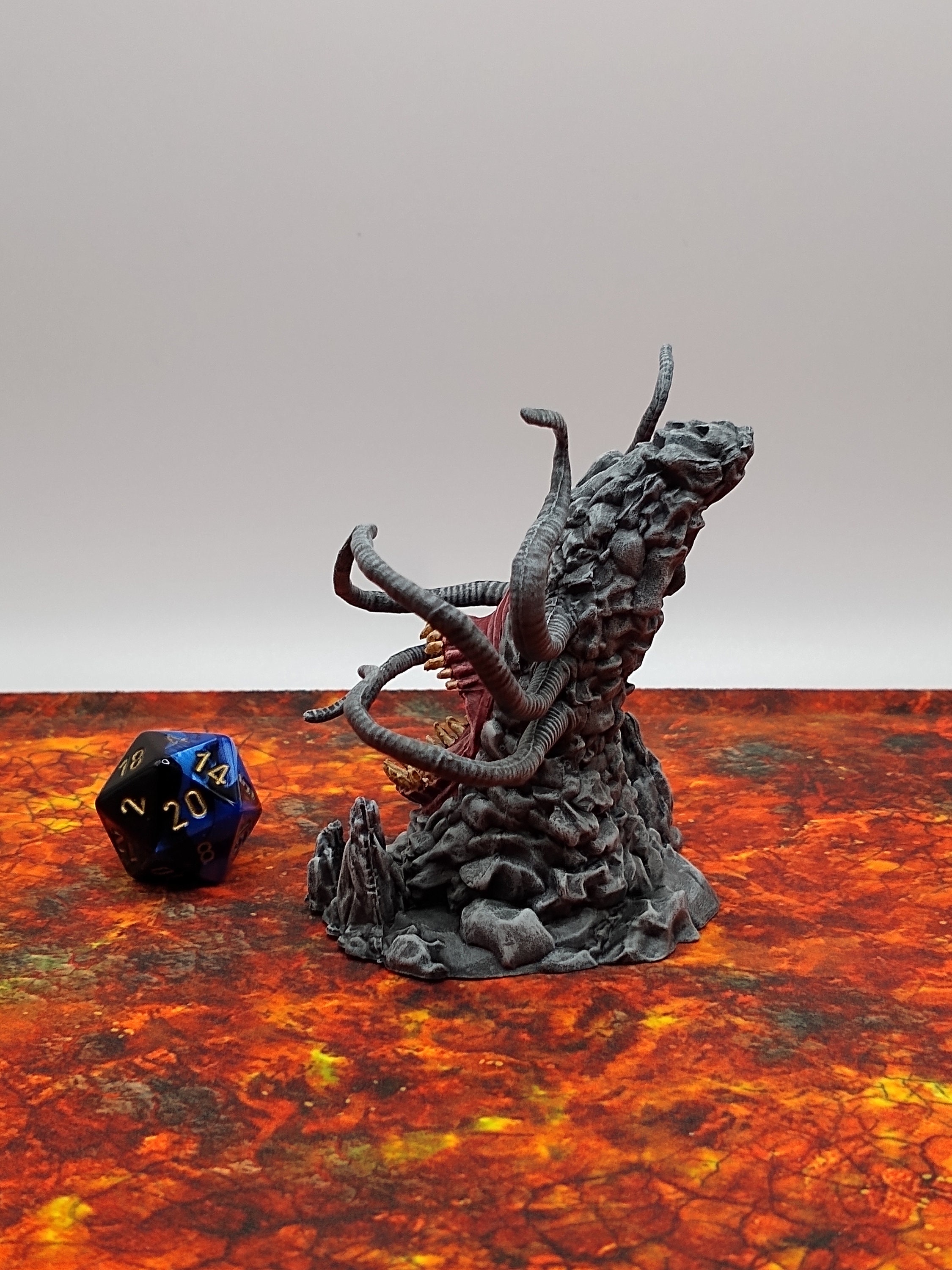 Made to Order Hand Painted Roper Miniature (grey Stone) - Dnd, D&D ...