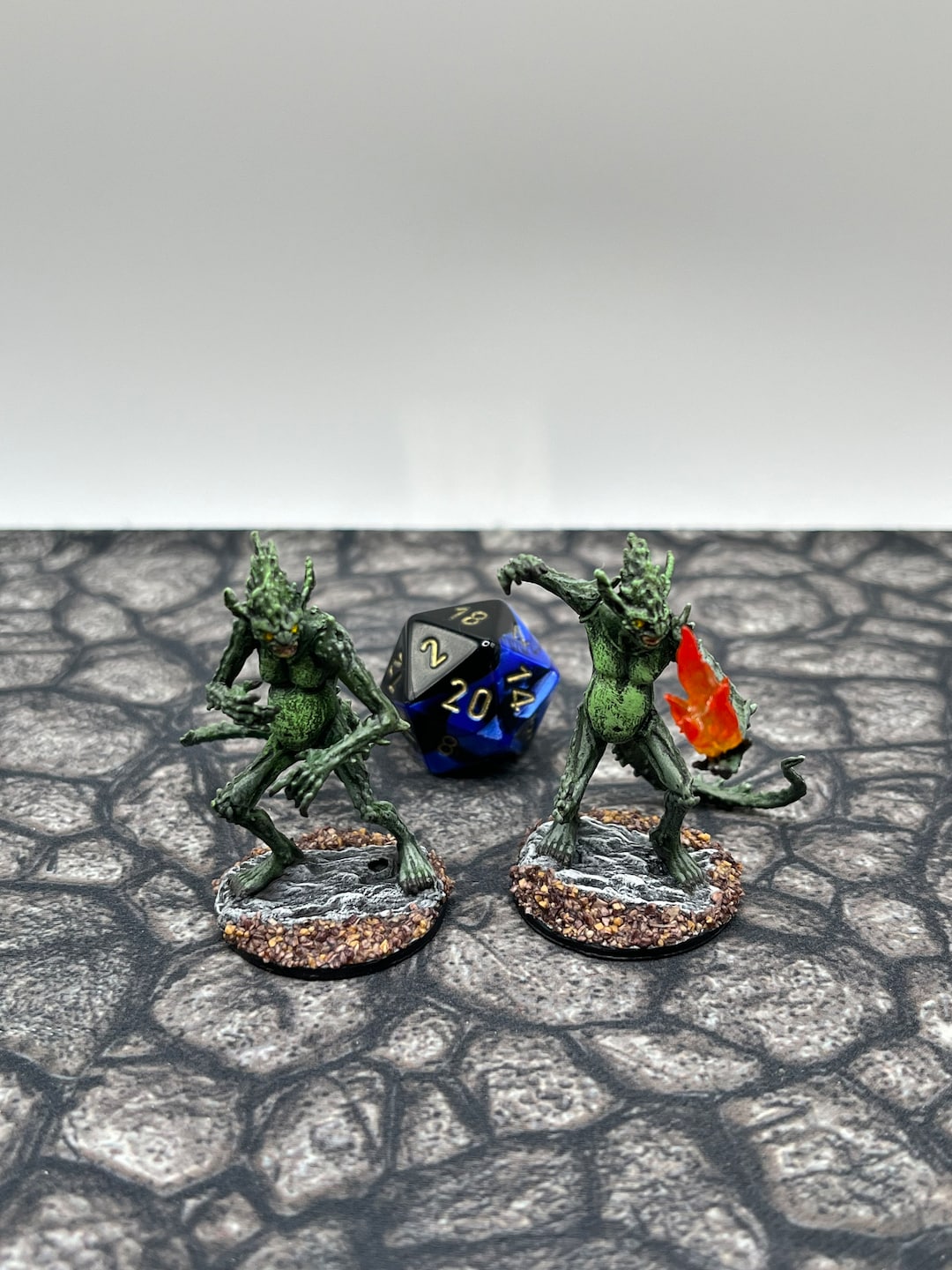 Hand Painted Barbed Devil Miniatures set of 2 Dnd, D&D, Pathfinder ...