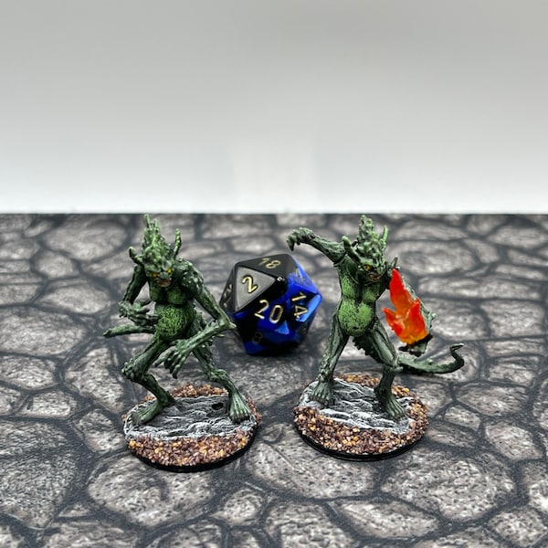 Painted Barbed Devil Miniature - Etsy