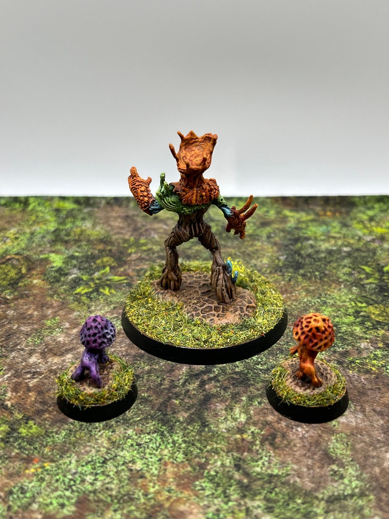 Hand Painted Myconid Sovereign and Sprouts set of 3 Dnd - Etsy
