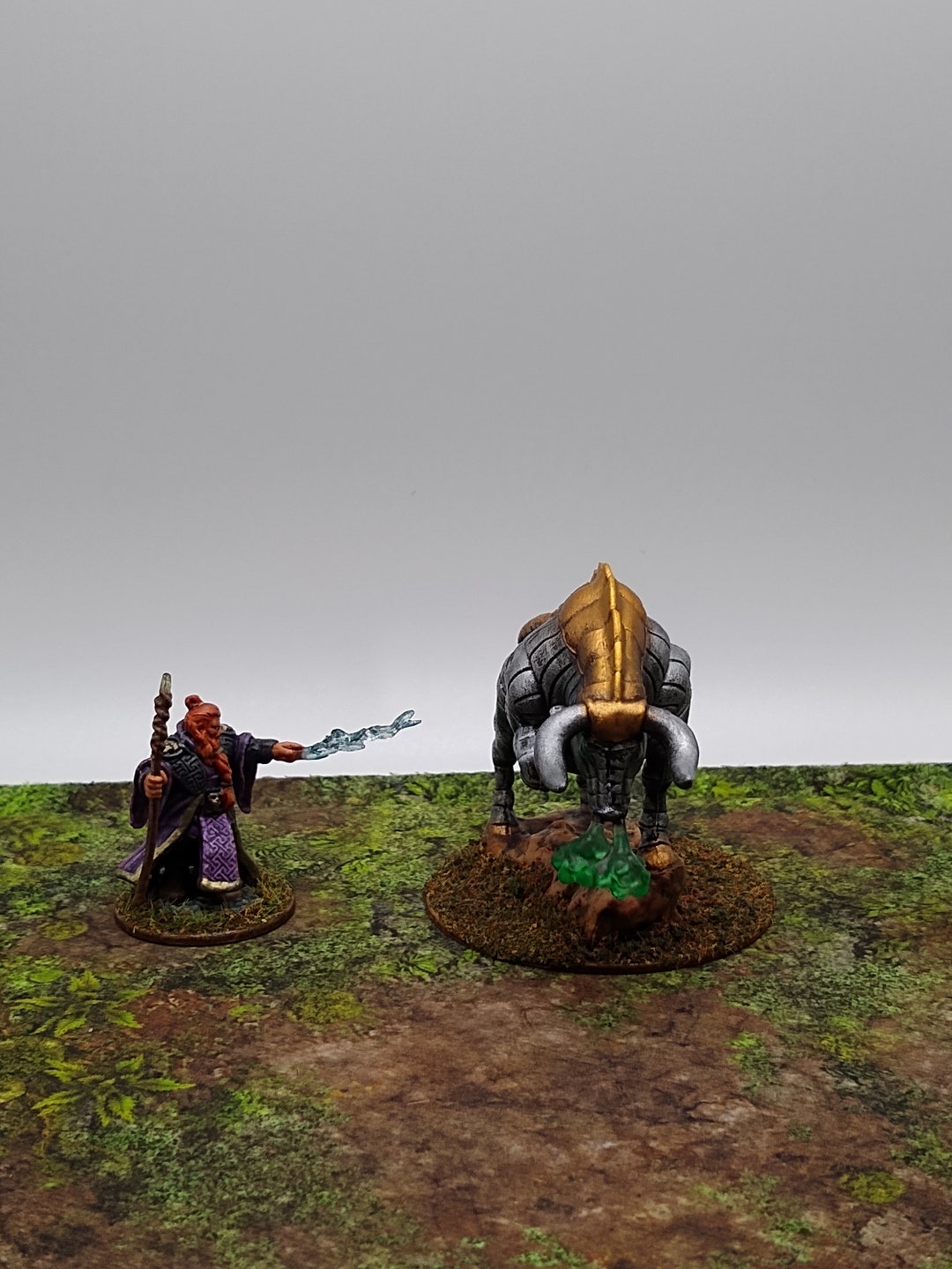 Hand Painted Gorgon Miniature Dnd, D&D, Pathfinder, TTRPG - Etsy