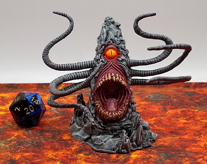 Made to Order Hand Painted Roper Miniature (grey Stone) - Dnd, D&D ...