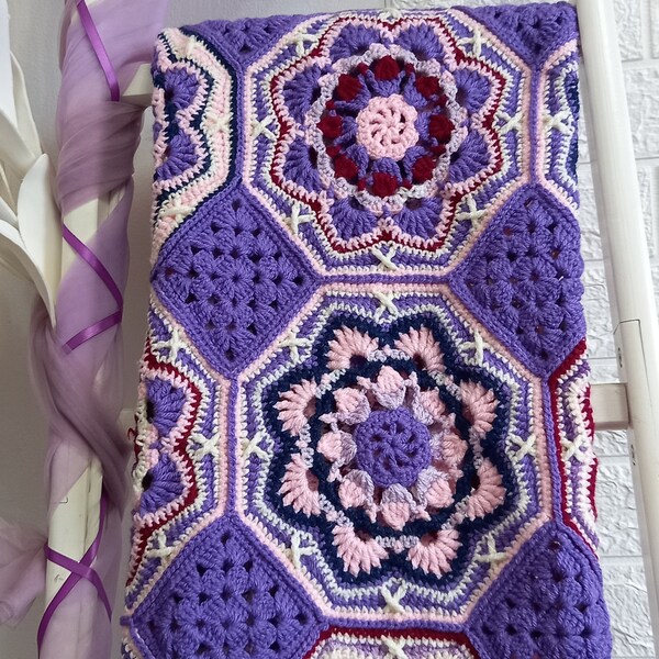 Crochet Persian Tiles Blanket - Etsy