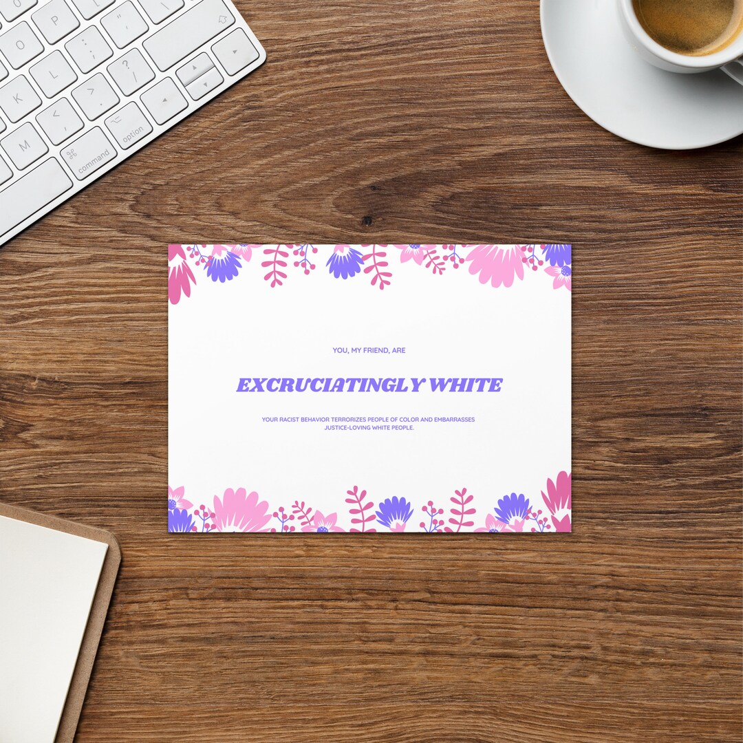 Howdy Racist Greeting Card for Any Politician Selling the - Etsy