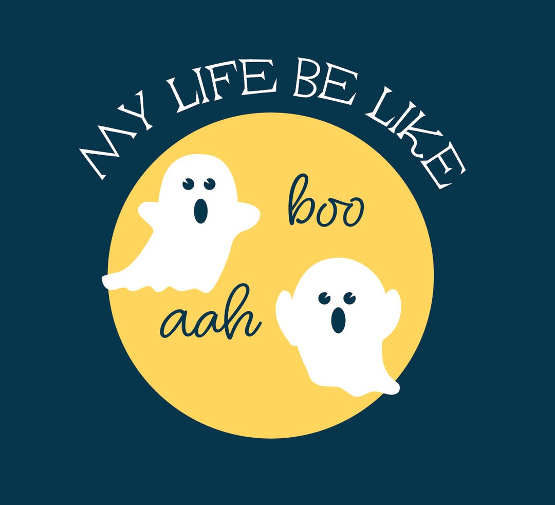 Halloween Shirt Boo Aah! SVG, Digital File **download ONLY** - Etsy