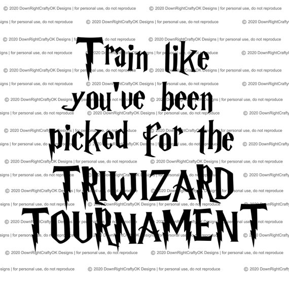 Triwizard Tournament HP Train SVG Digital Download | Etsy