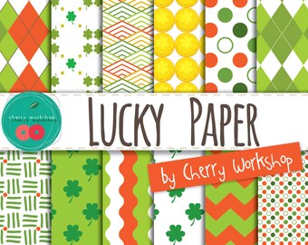 St Patricks Day Digital Paper Pack St Patrick's Day | Etsy