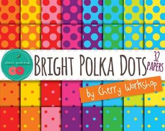 Large Polka Dot Scrapbook Paper Polka Dot Scrapbooking Paper - Etsy