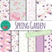 Spring Digital Paper spring Garden Wedding Digital - Etsy